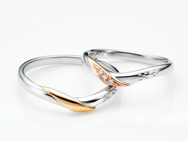 hug-無垢-(左)￥135,300 (税込)(右)￥144,100 (税込) – ミンサーリング オフィシャルサイト | ブライダルリング、結婚指輪